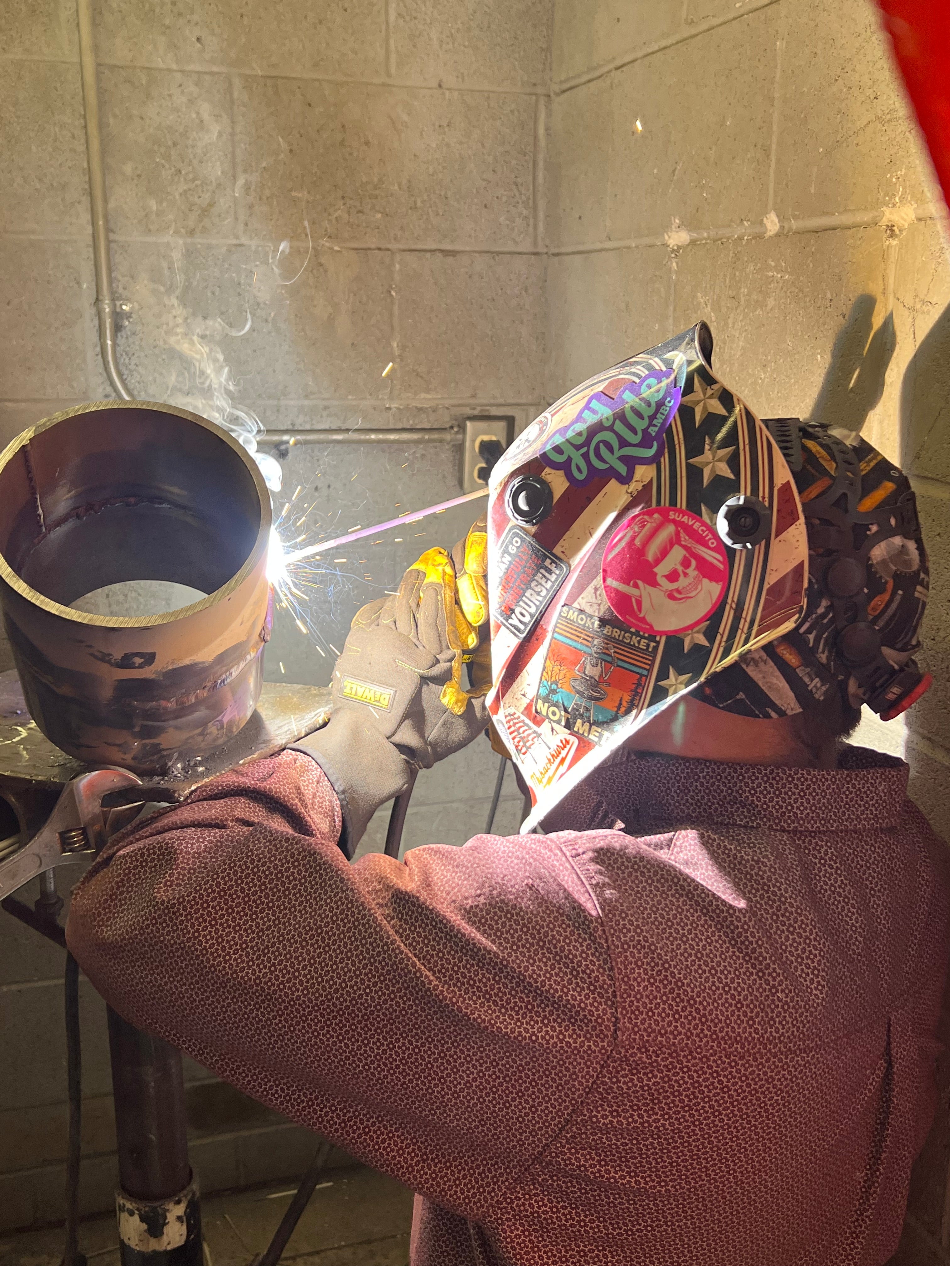 WELDING CAPS 100% Cotton – Stringerbead Stitching